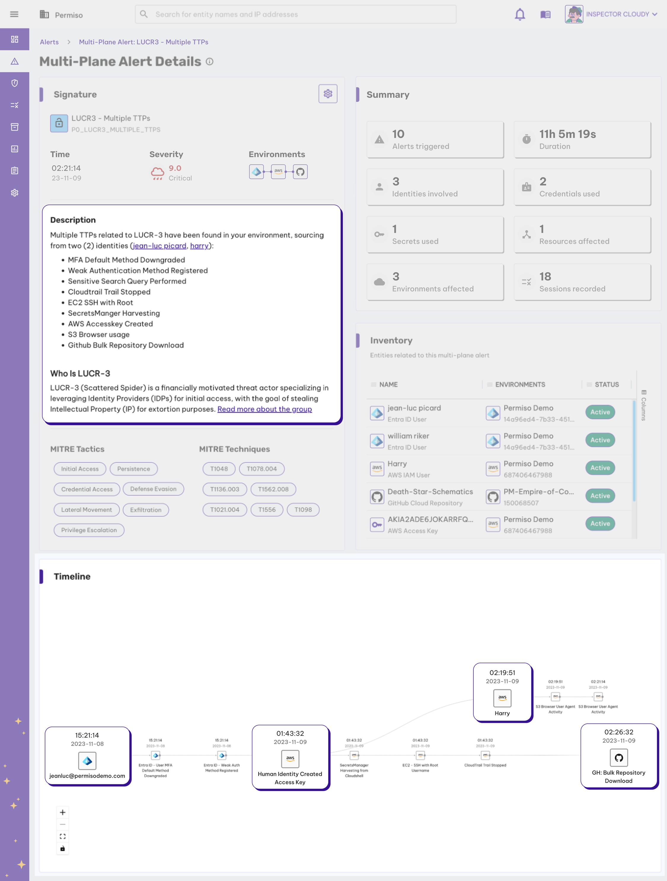 Universal Identity Graph - Identity security risk visibility for human ...