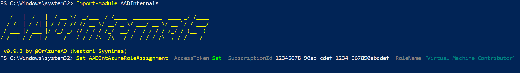 An Adversary Adventure with Cloud Administration Command